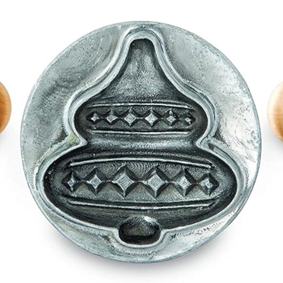 Other | Holiday Cast Cookie Stamps 3inch Rounds Silver | Poshmark